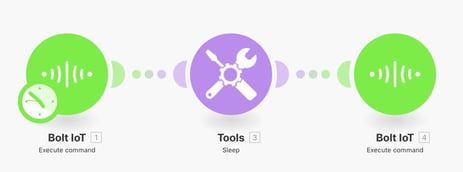 Alarm clock using Bolt WiFi module